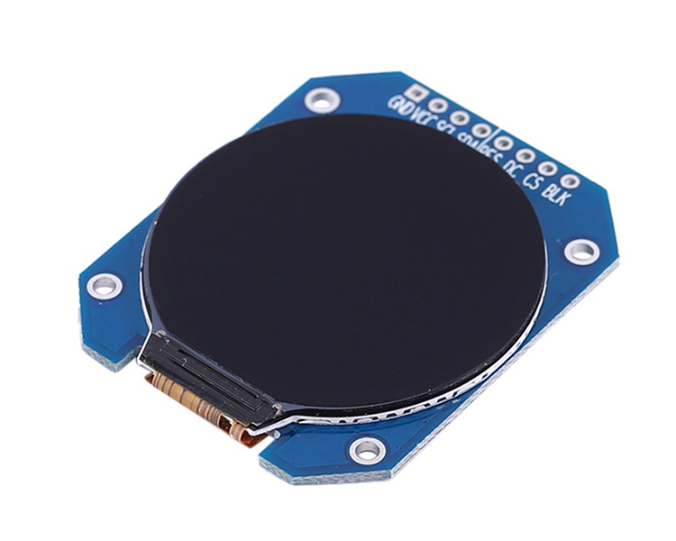 1.28inch TFT Round LCD Display Module from ICStation on Tindie